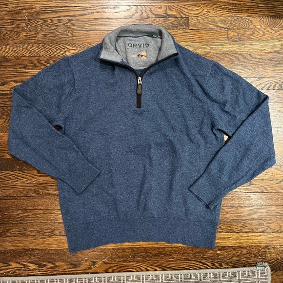 Orvis | Sweaters | Retro Orvis Wool Quarter Zip | Poshmark